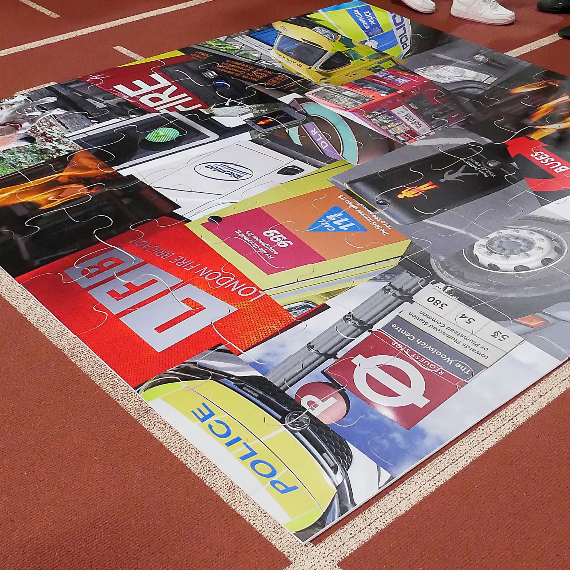 Giant Jigsaws for Fire Safety – Photo Cutouts UK
