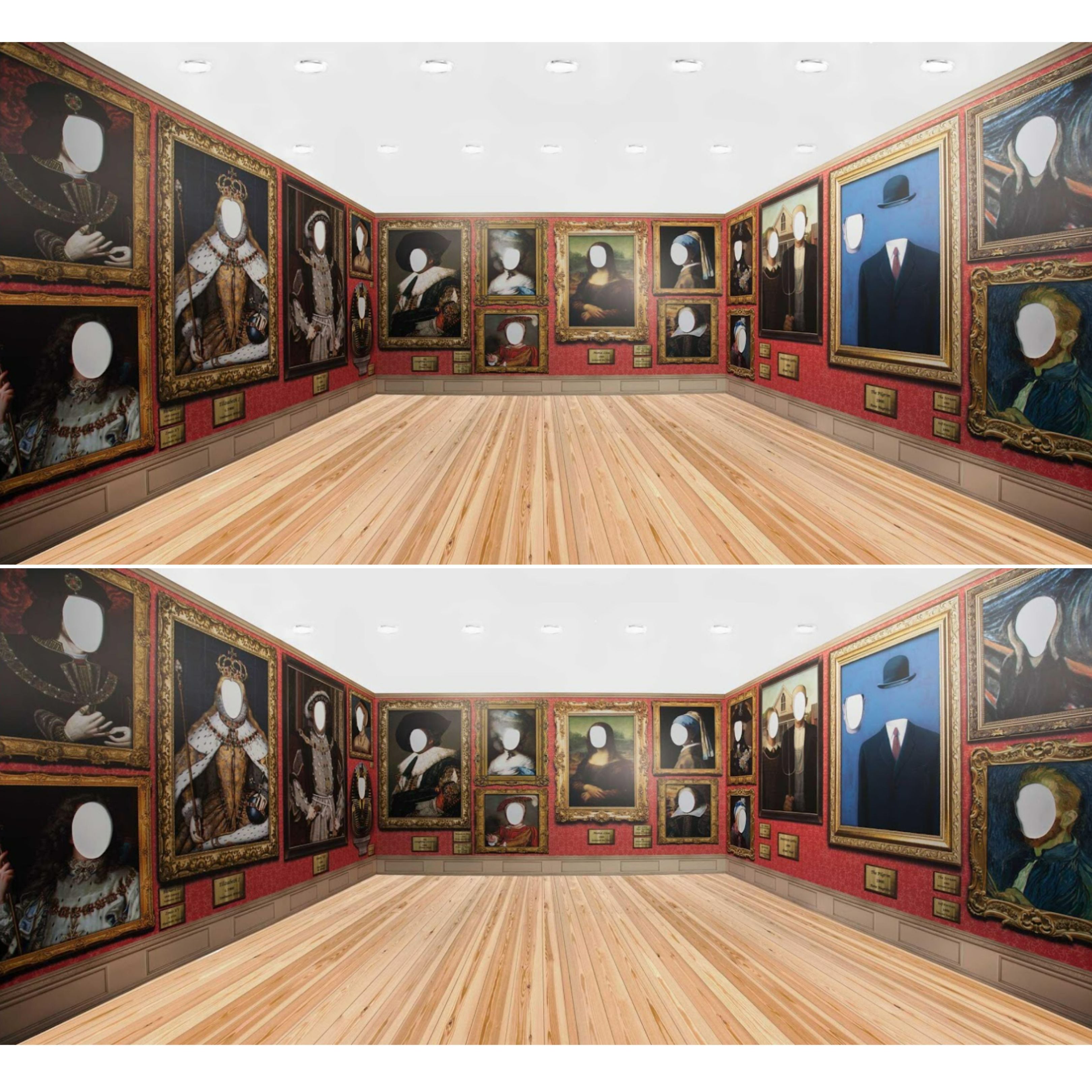 National Self Portrait Gallery – Photo Cutouts UK