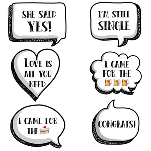 Customised Message Speech Bubbles – Photo Cutouts UK