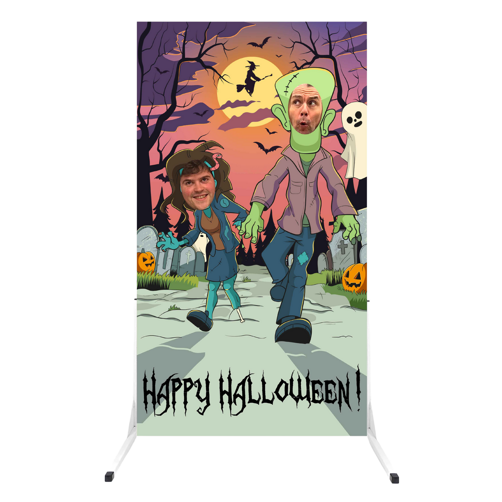 Zombie Graveyard Halloween Face in the Hole Board – Photo Cutouts UK